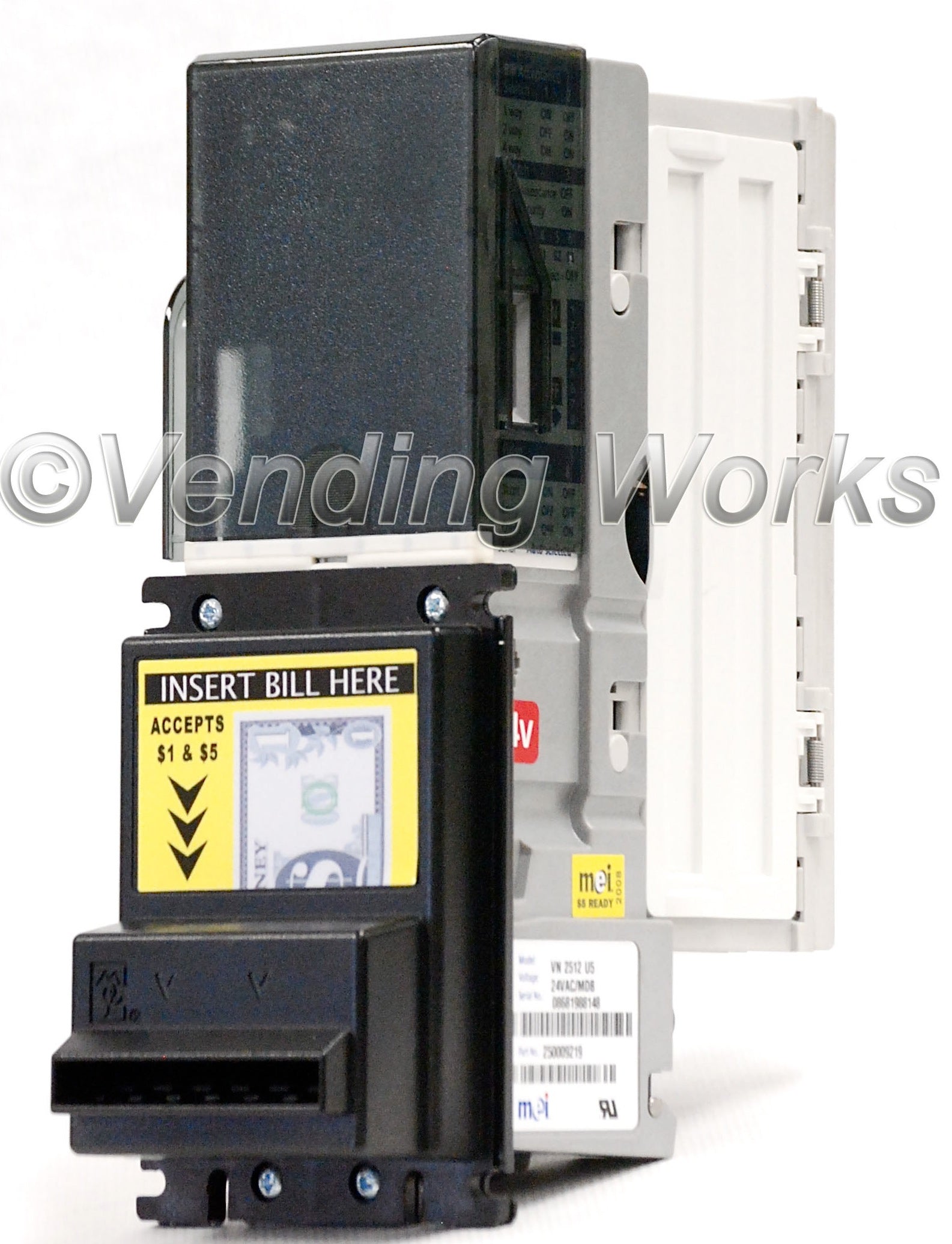 MEI VN-2512 Bill Validator Acceptor Mars VN2512 – Vending Works